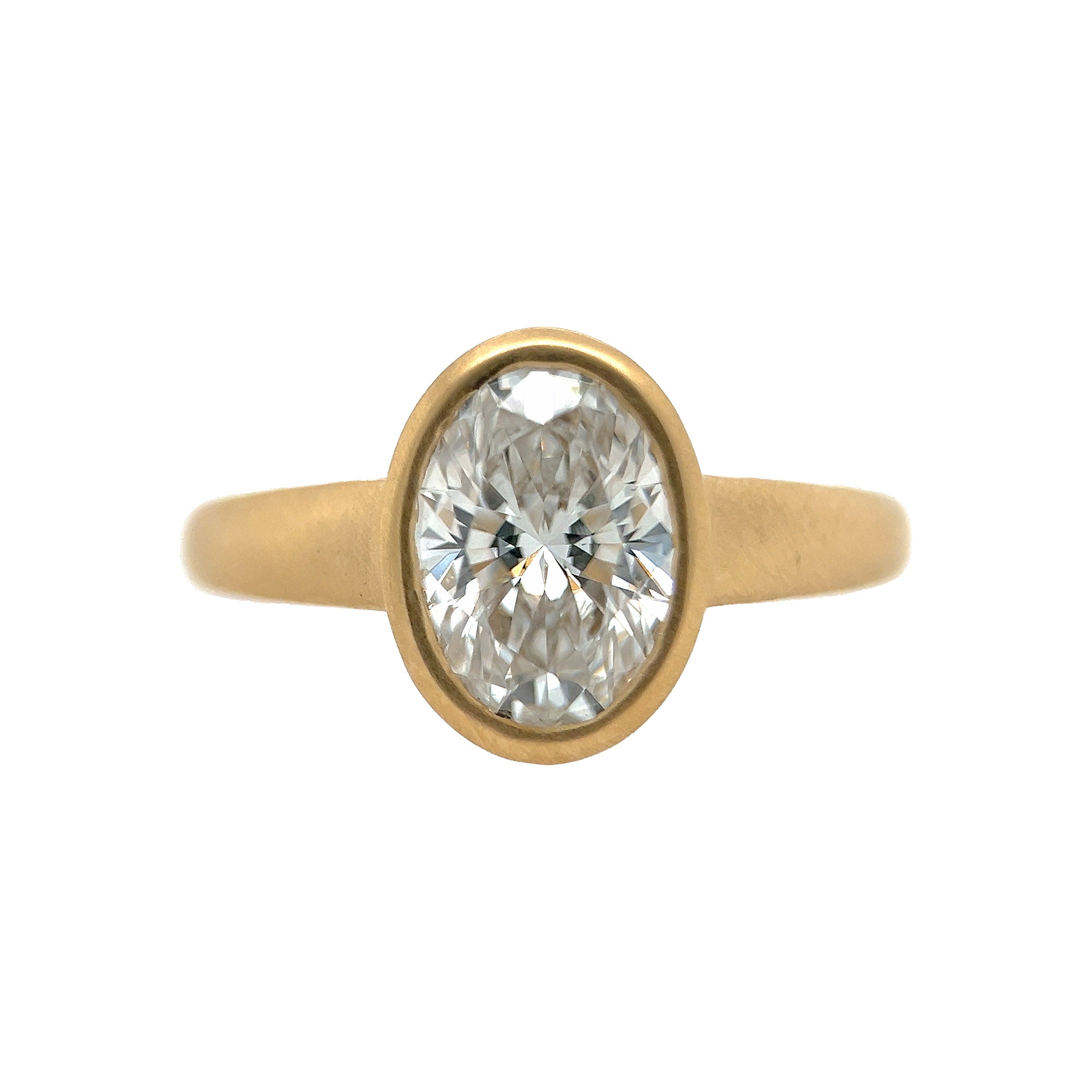 Floating Bezel Bridge Basket - Lab Diamond – LORAK JEWELRY