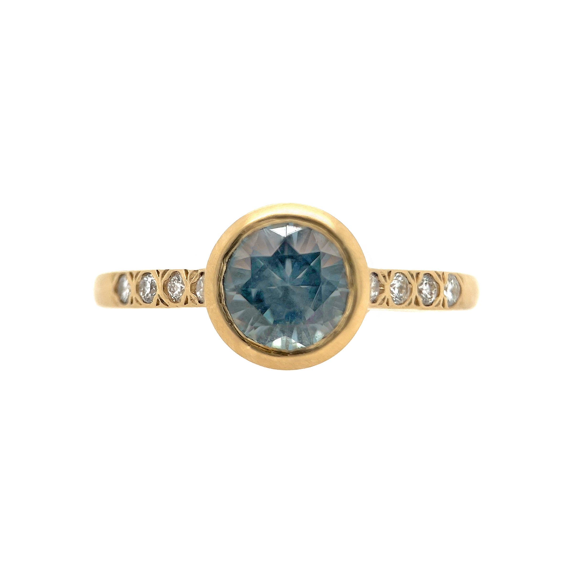 Floating Iona Ring - Montana Sapphire – LORAK JEWELRY