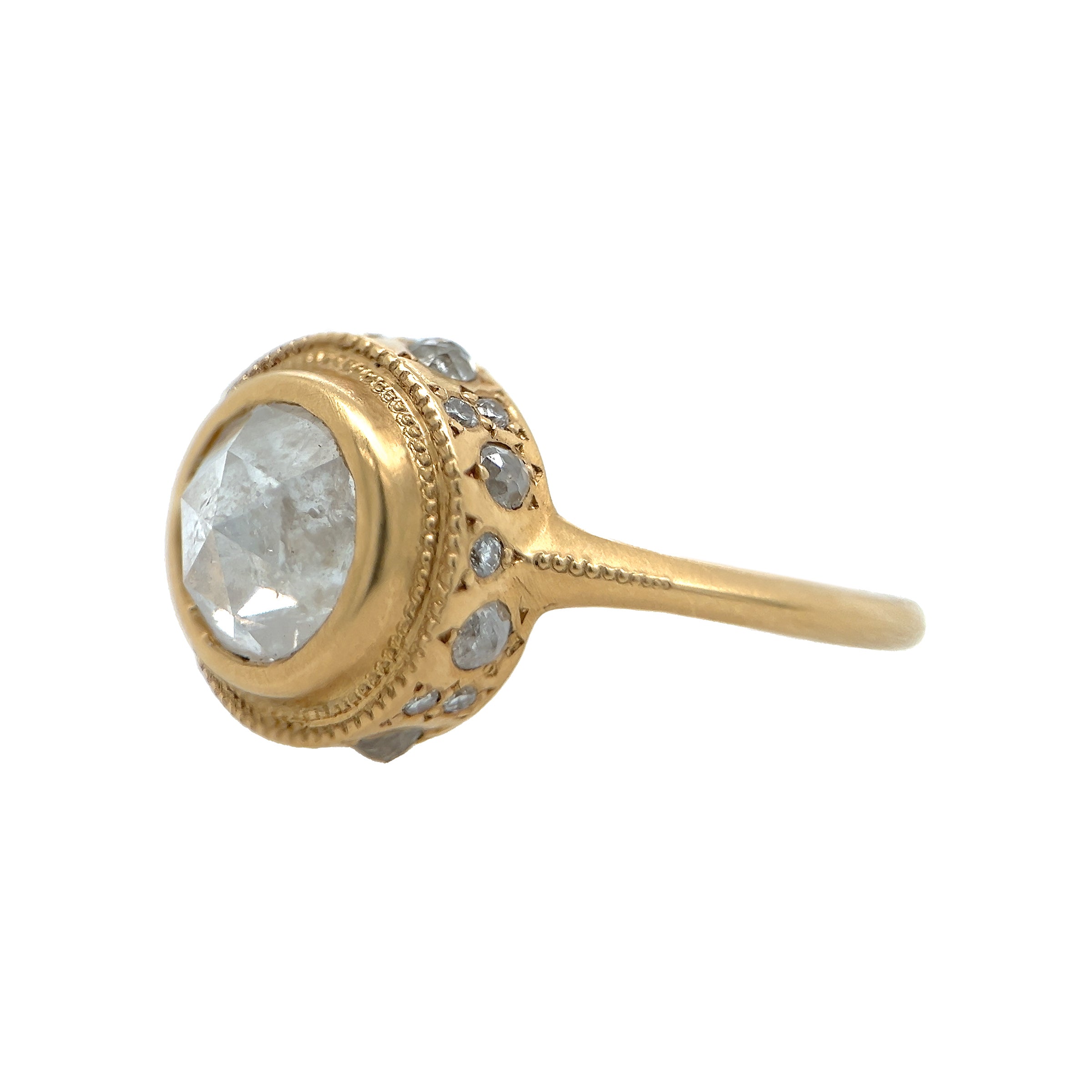 Canopy Ring - 2.11ct Rosecut Diamond – LORAK JEWELRY