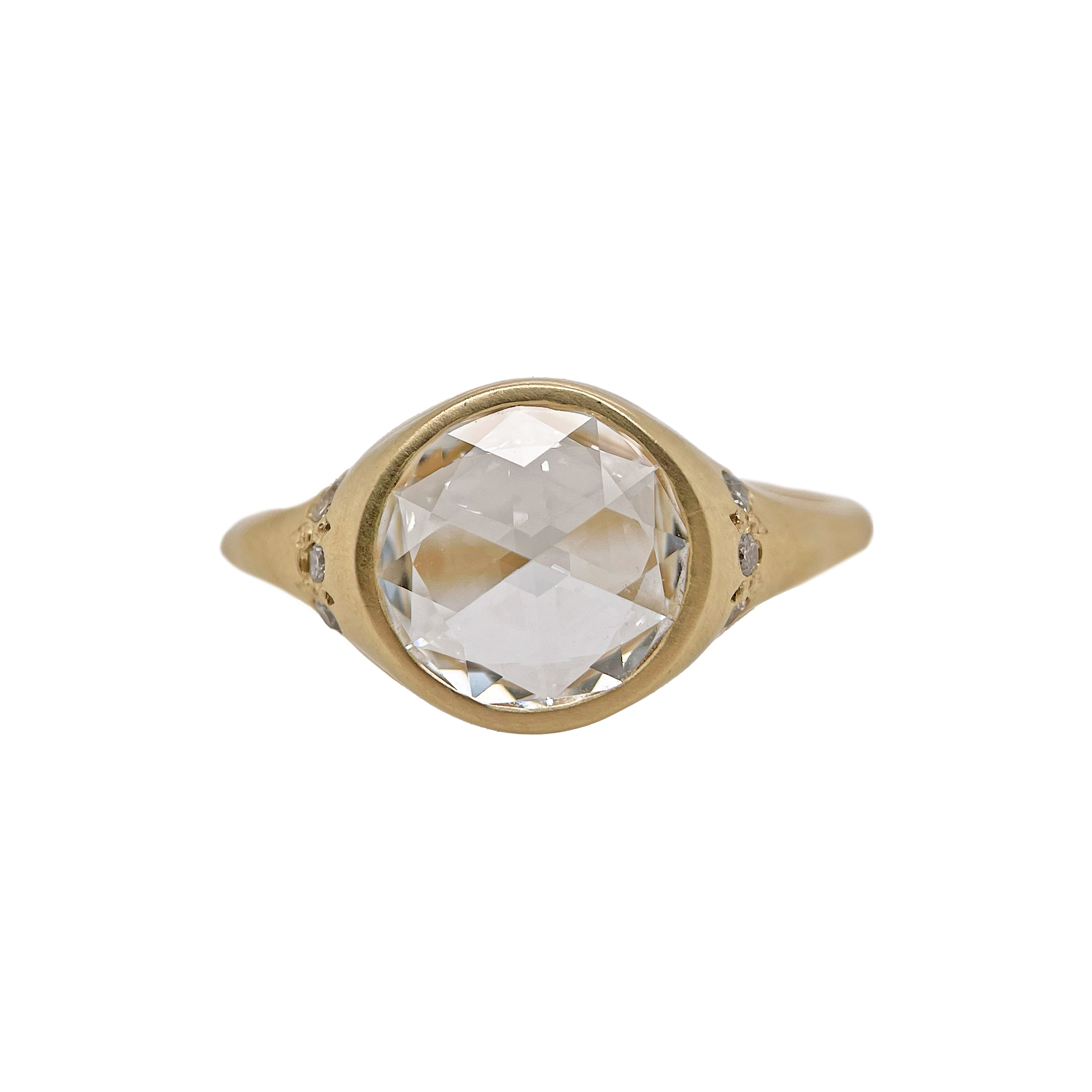 Disco Ball Ring - Rosecut Diamond – LORAK JEWELRY